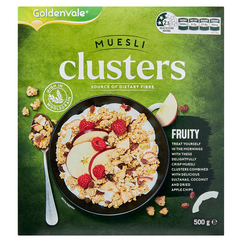 Muesli Clusters Fruity 500g
